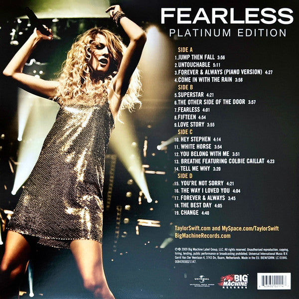 Taylor Swift – Fearless (Platinum Edition) - LP – Hideous Records
